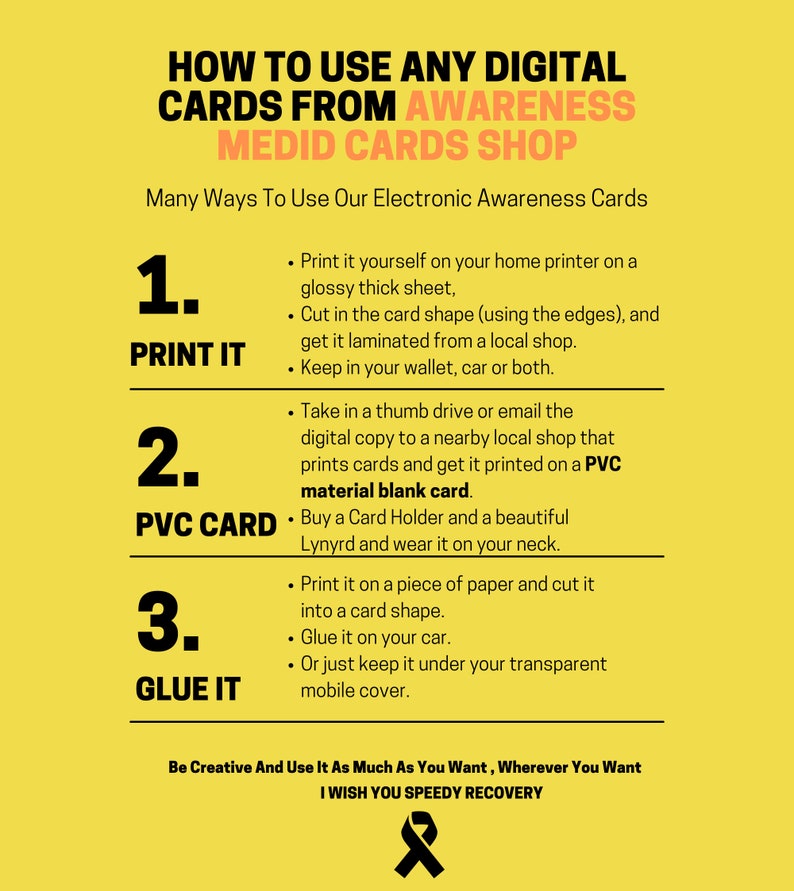 Dementia Awareness Medical Wallet Card Template - Invisible Disability ...