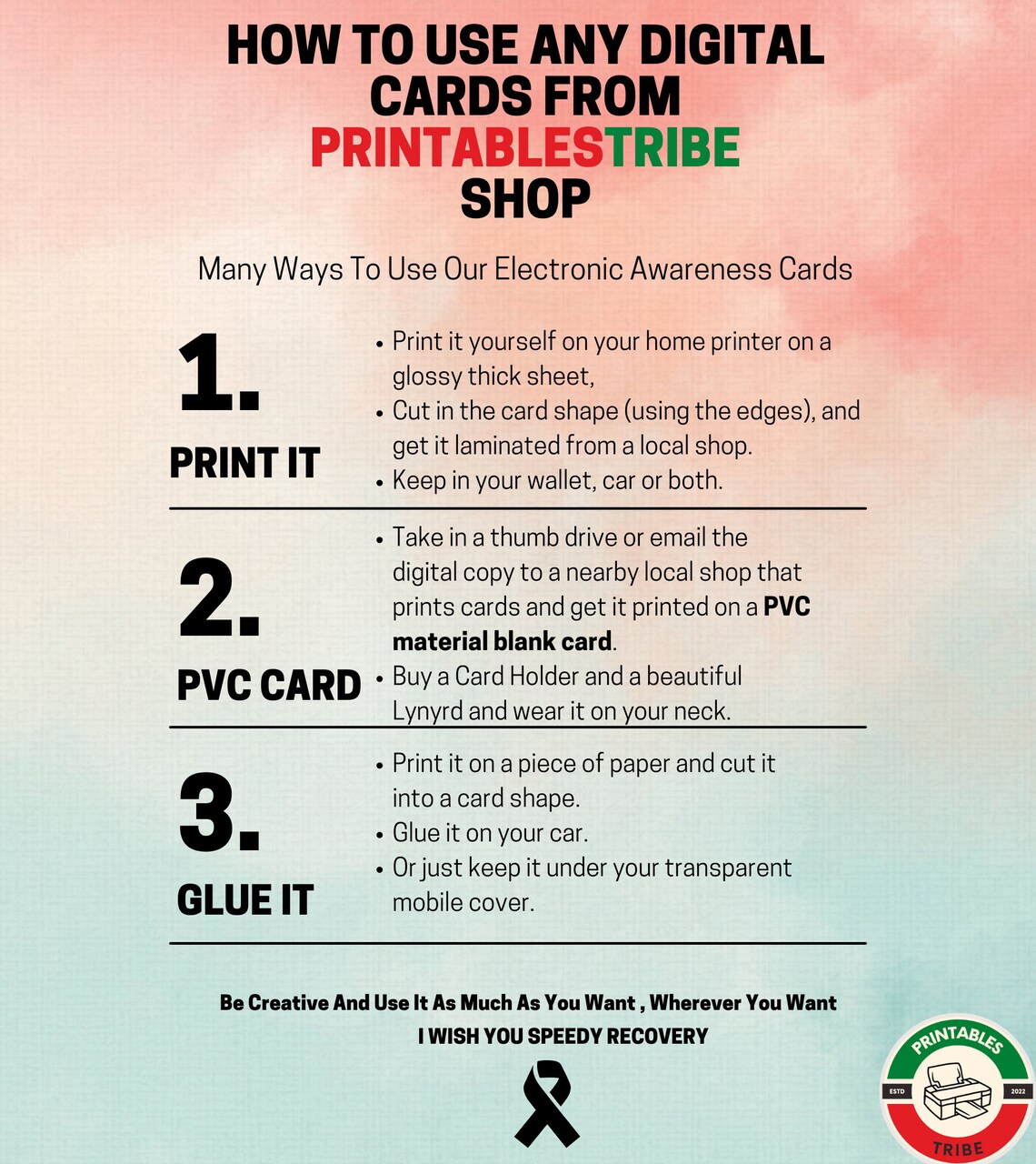 ADHD Awareness Medical Alert ID Card Template - Invisible Disability ...