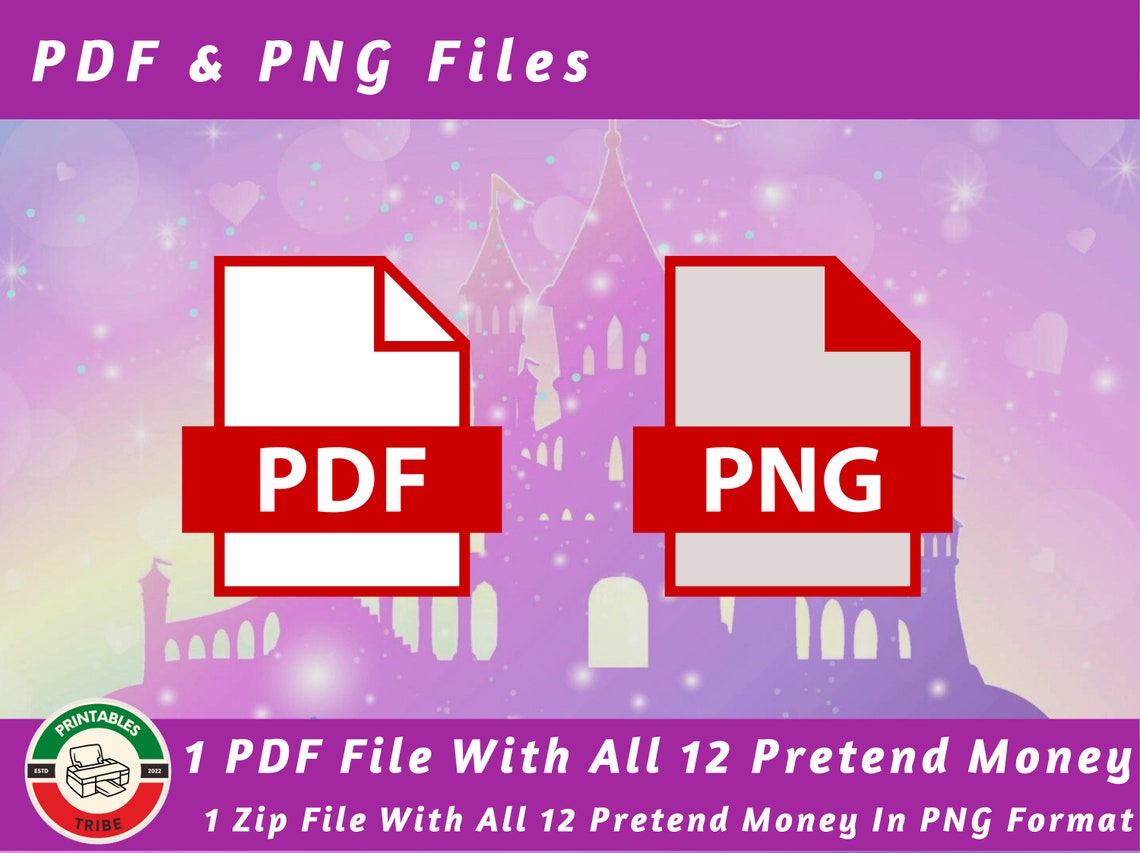 Princess Printable Play Money | Kids Play Money | Pretend Play ...