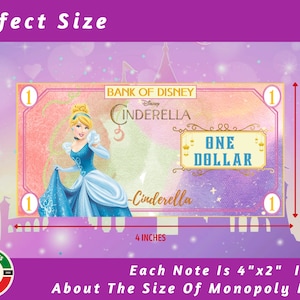Princess Play Money | Pretend Play, Kids Rewards (PDF/PNG) - Etsy