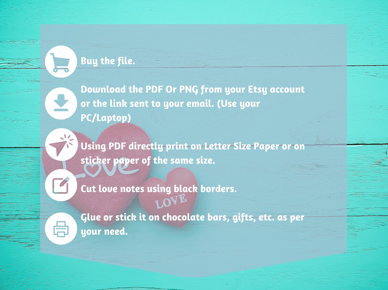 Romantic Love Notes Printable Mini Cards for Husband and Boyfriend ...