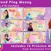 Princess Play Money | Pretend Play, Kids Rewards (PDF/PNG) - Etsy