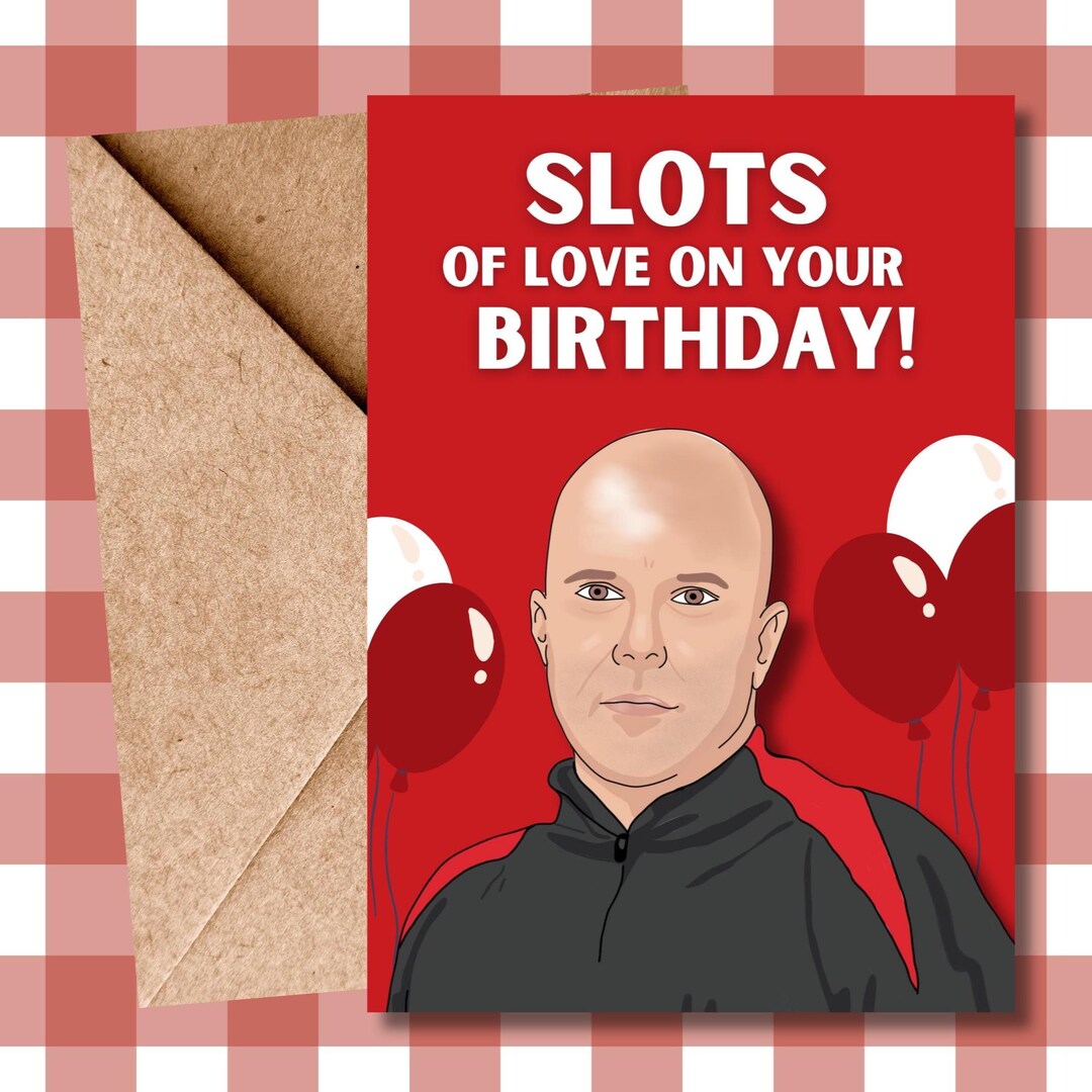 Arne Slot Birthday Card: Liverpool Football Fan Gift - YNWA - Etsy UK