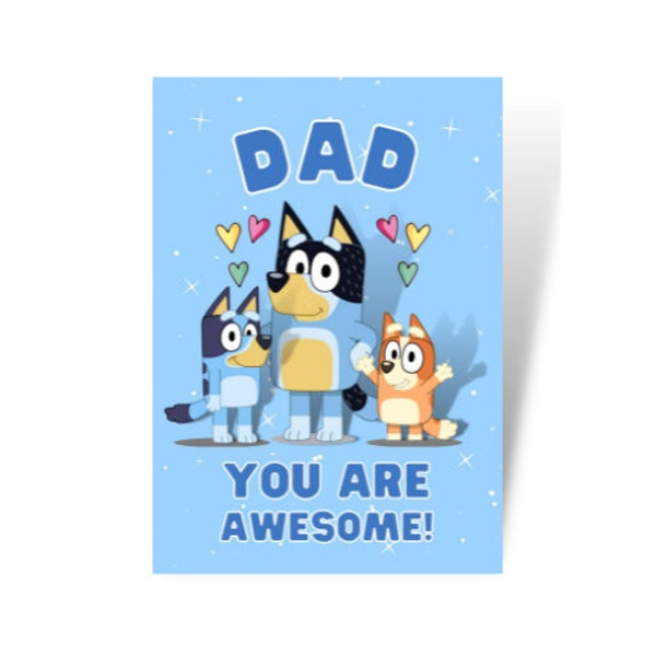 Bluey Birthday Card - Etsy UK