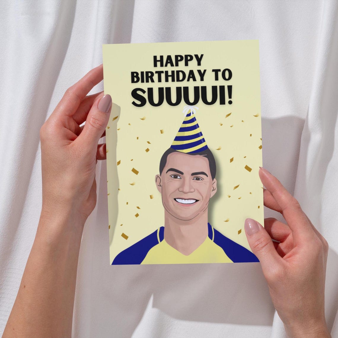 Cristiano Ronaldo Birthday Card – Al-nassr, Suuui Celebration - Etsy UK