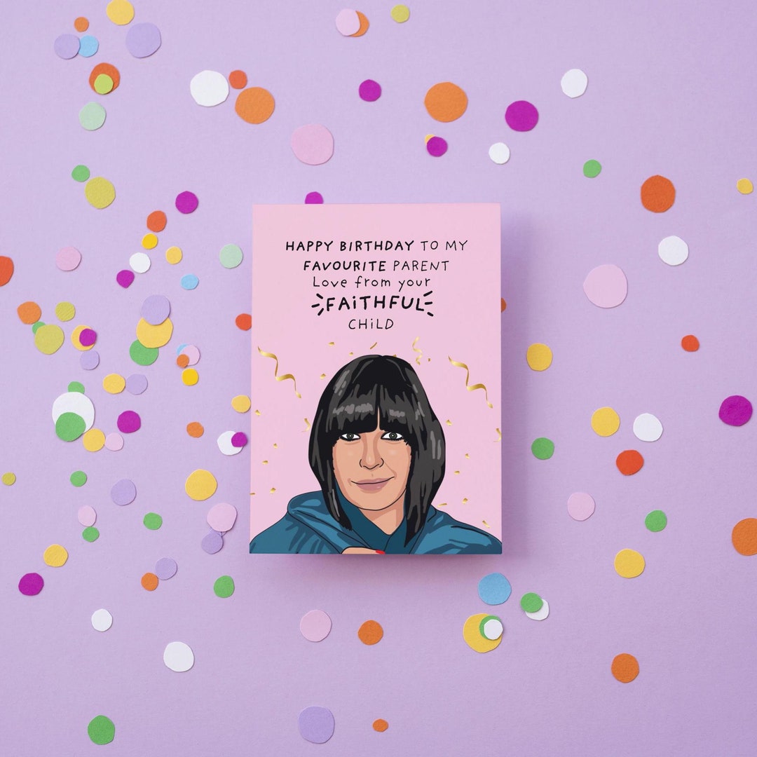 The Traitors Trending Birthday Card – Claudia Winkleman - for Parents ...