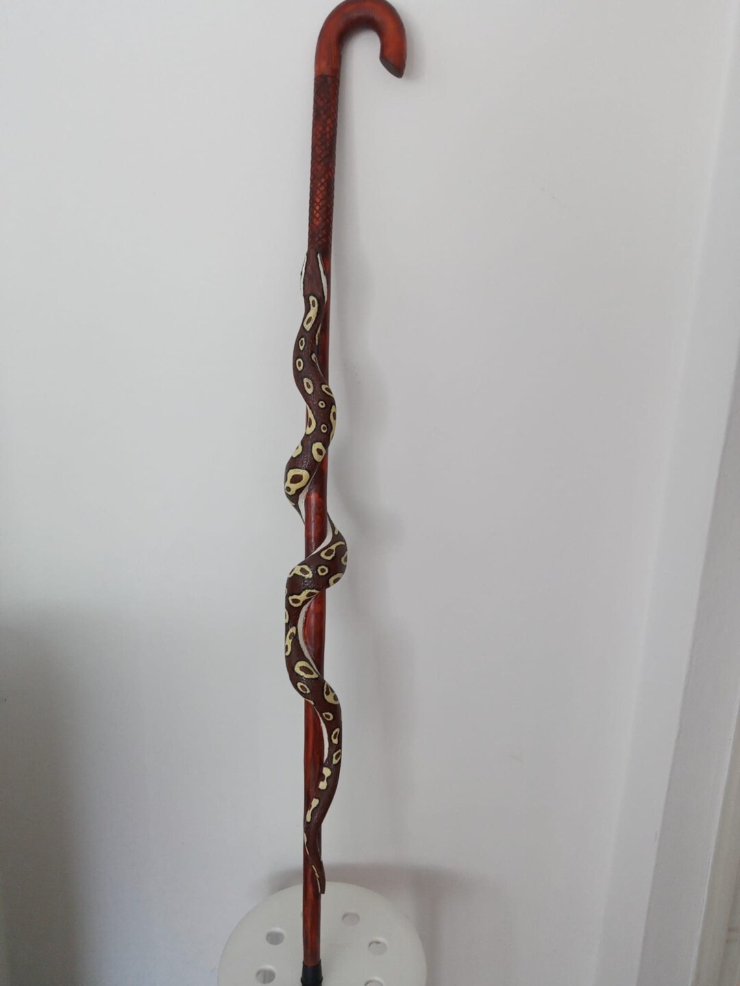 Walking Stick, Art, Wood Items, Gift, Collections, Handmade - Etsy