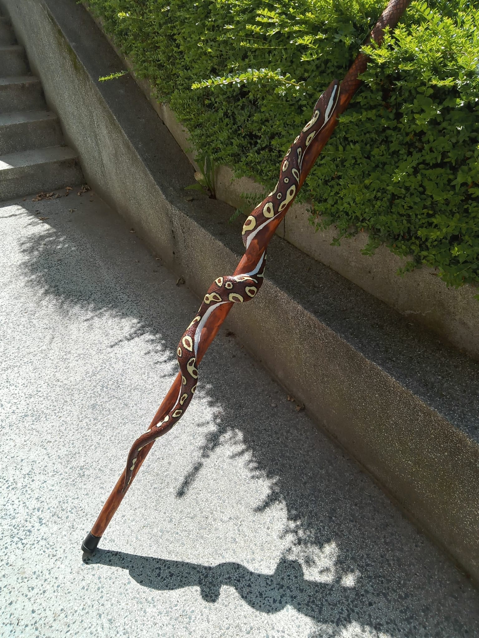 Walking Stick, Art, Wood Items, Gift, Collections, Handmade - Etsy