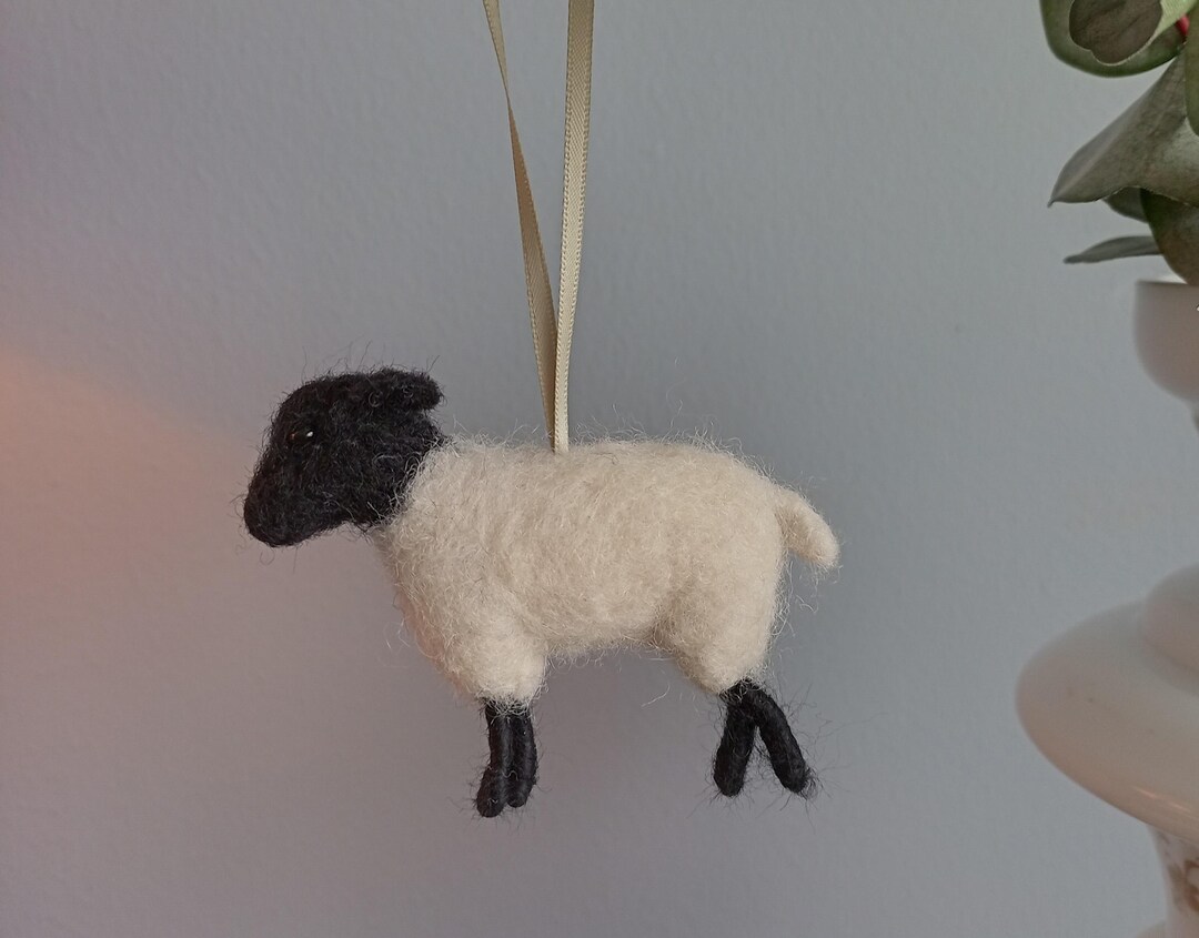 Sheep Ornament - PDF File Needle Felt Instructions and Pattern - Etsy