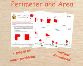 Area and Perimeter Game - Etsy