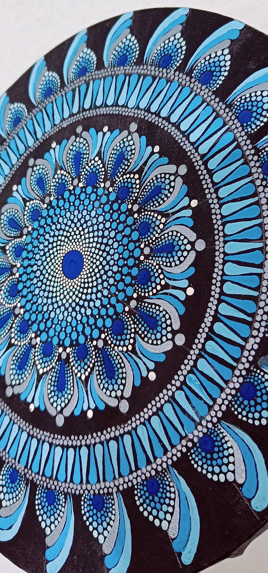 Mandala Painting Wave Mandala - Etsy