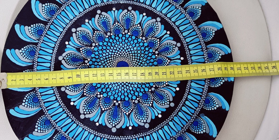 Mandala Painting Wave Mandala - Etsy