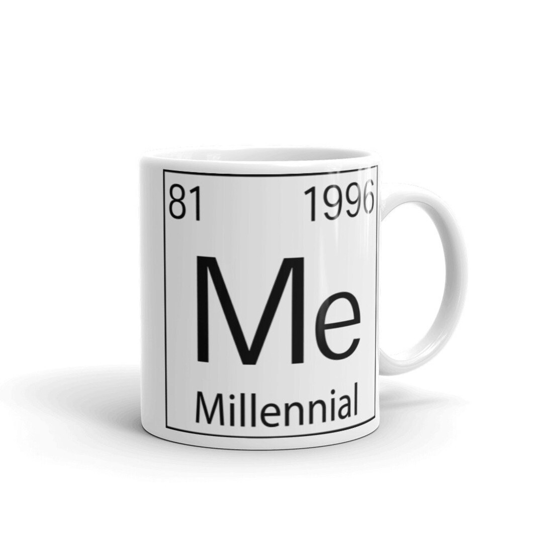 Millennial Periodic Table Generational Mug - Etsy