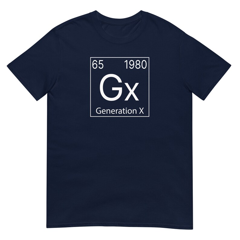 Generation X Periodic Table Tee - Etsy
