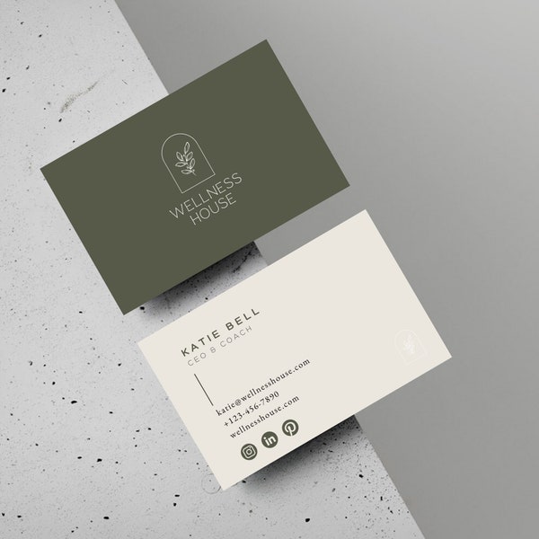 Modern Business Card - Etsy