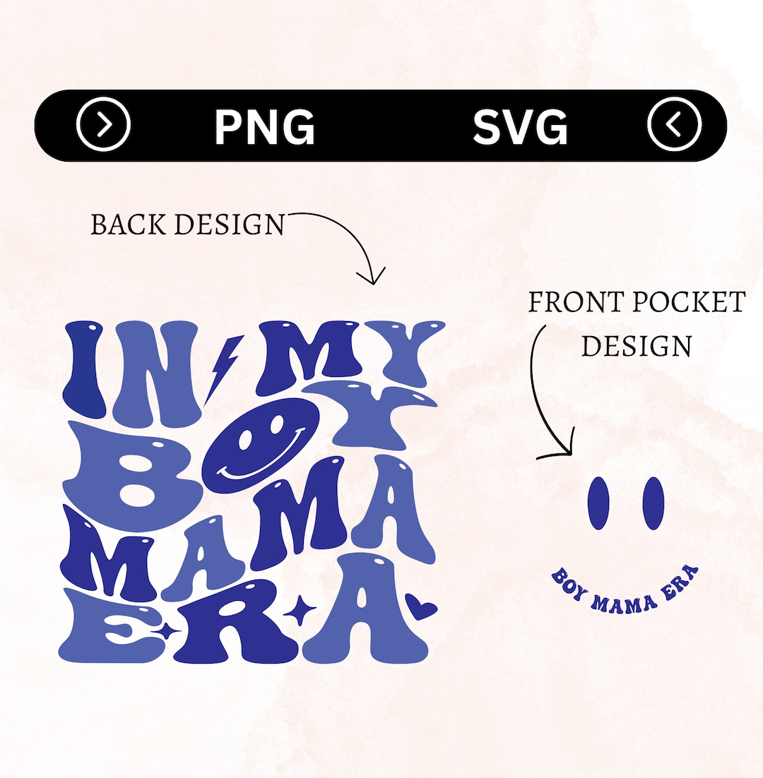In My Boy Mama Era Svg in My Boy Mama Era Png Boy Mom Svg - Etsy
