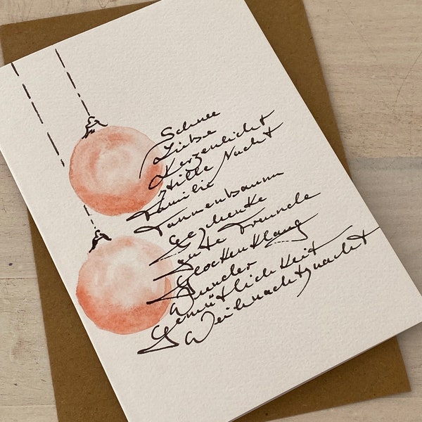 Handwritten Christmas Cards - Etsy