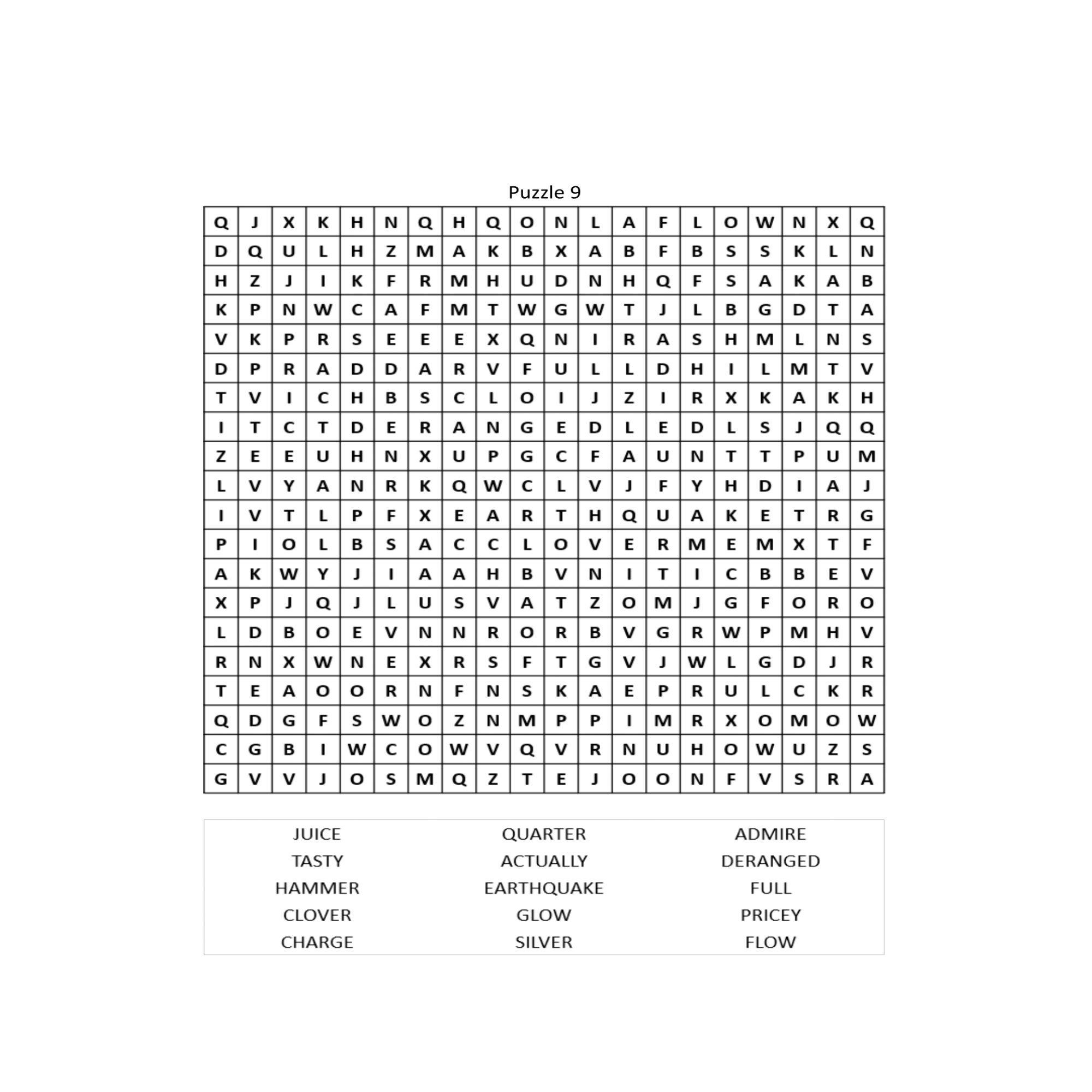200 Word Search Puzzles Printable Digital Download With Solutions Teens ...