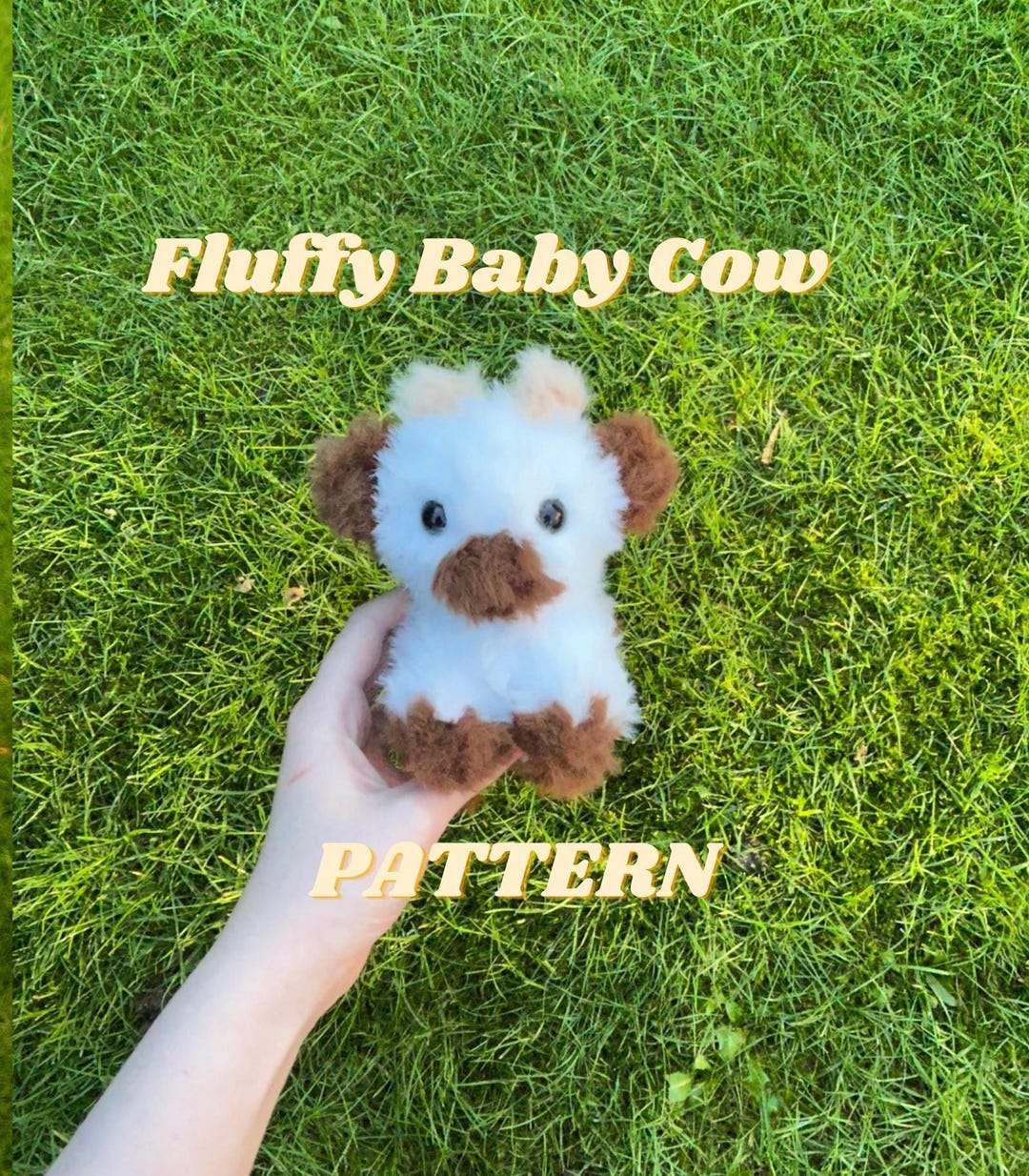 Fluffy Baby Cow Crochet PATTERN - Etsy