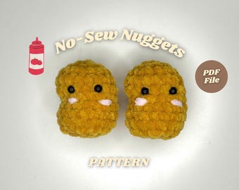 Mini Chicken Nugget Crochet Pattern for Beginners Easy Crochet Pattern ...