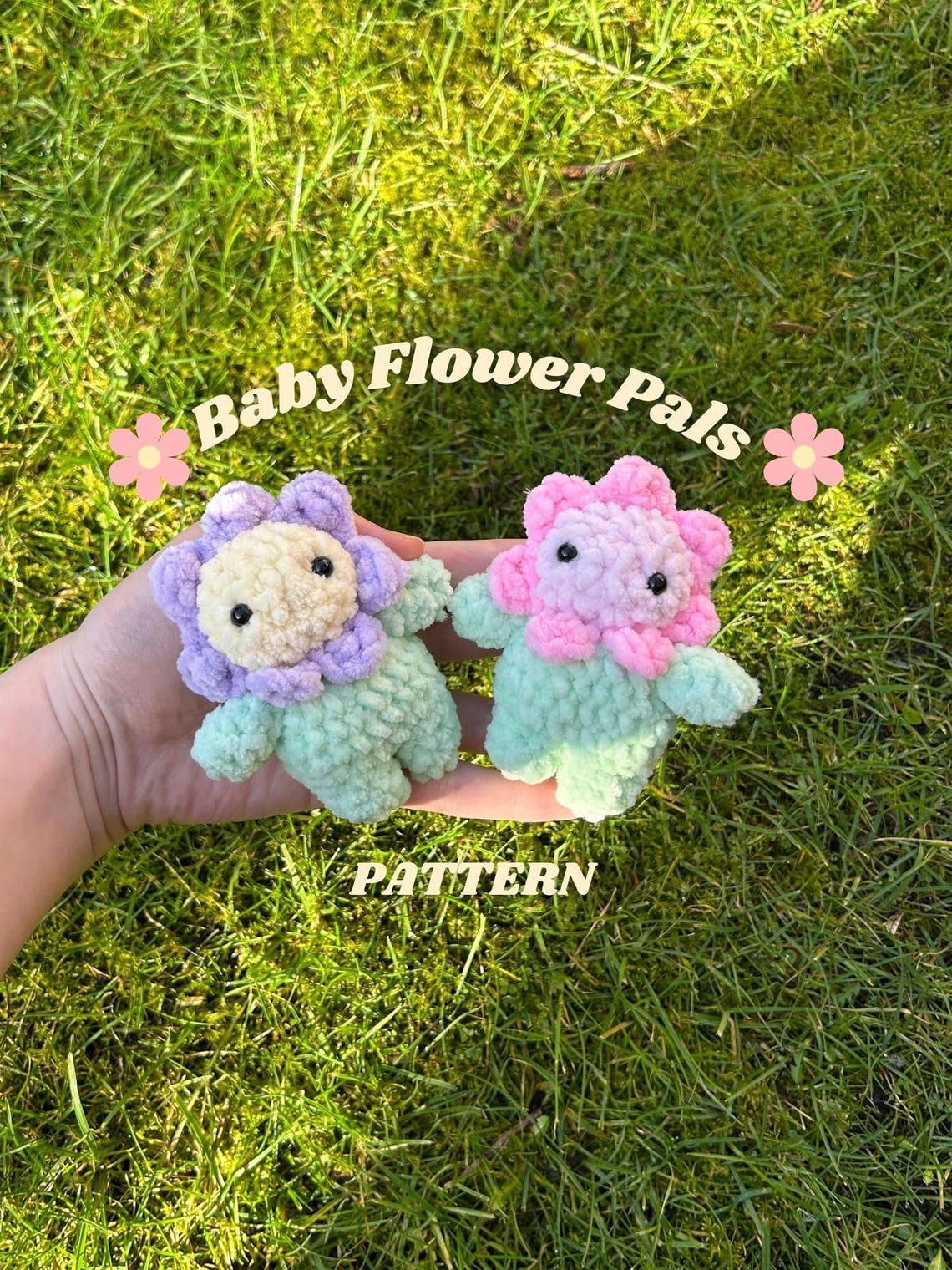 Crochet Baby Flower Pals PATTERN - Etsy