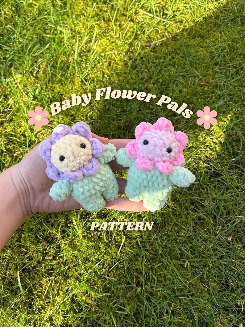 Crochet Baby Flower Pals PATTERN - Etsy