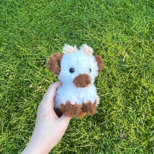 Fluffy Baby Cow Crochet Pattern - Etsy