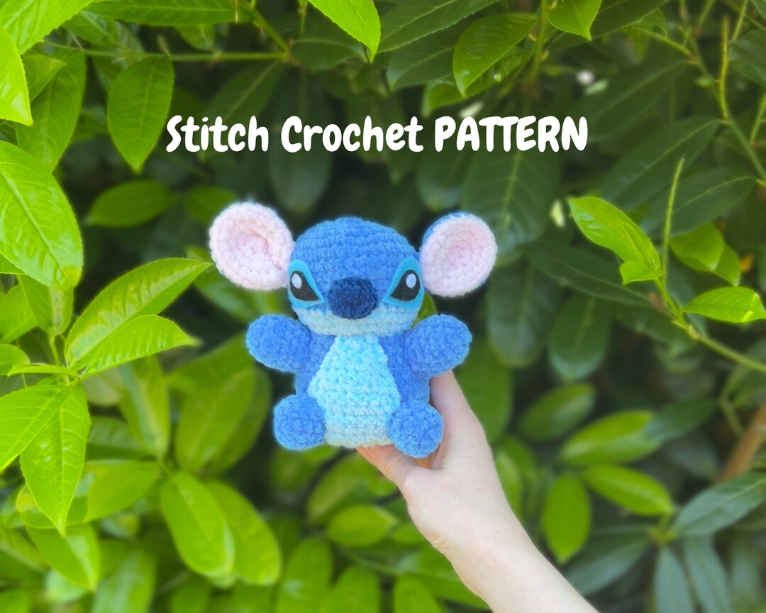Blue Alien Creature Stitch Inspired Crochet PATTERN - Etsy