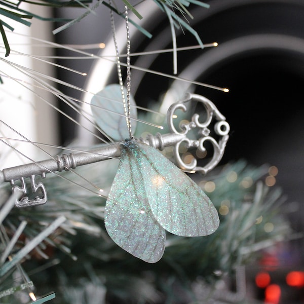 Winged Key - Etsy UK