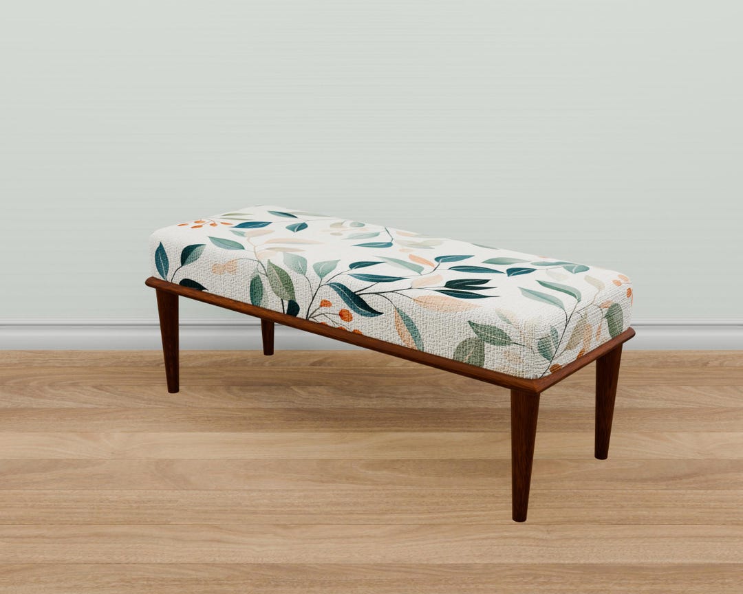 Leaves Pattern Bench, Dining Table Bench, Piano Bench, Corner Bench ...