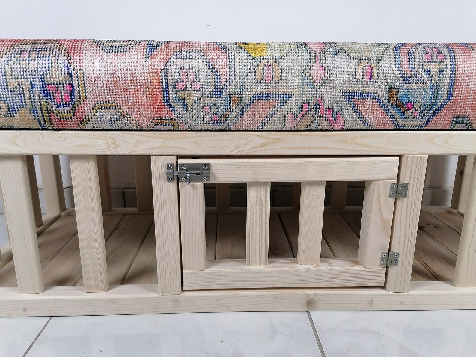 Handmade Ottoman, Dog House Bench, Footstool Bench, Hallway Bench ...
