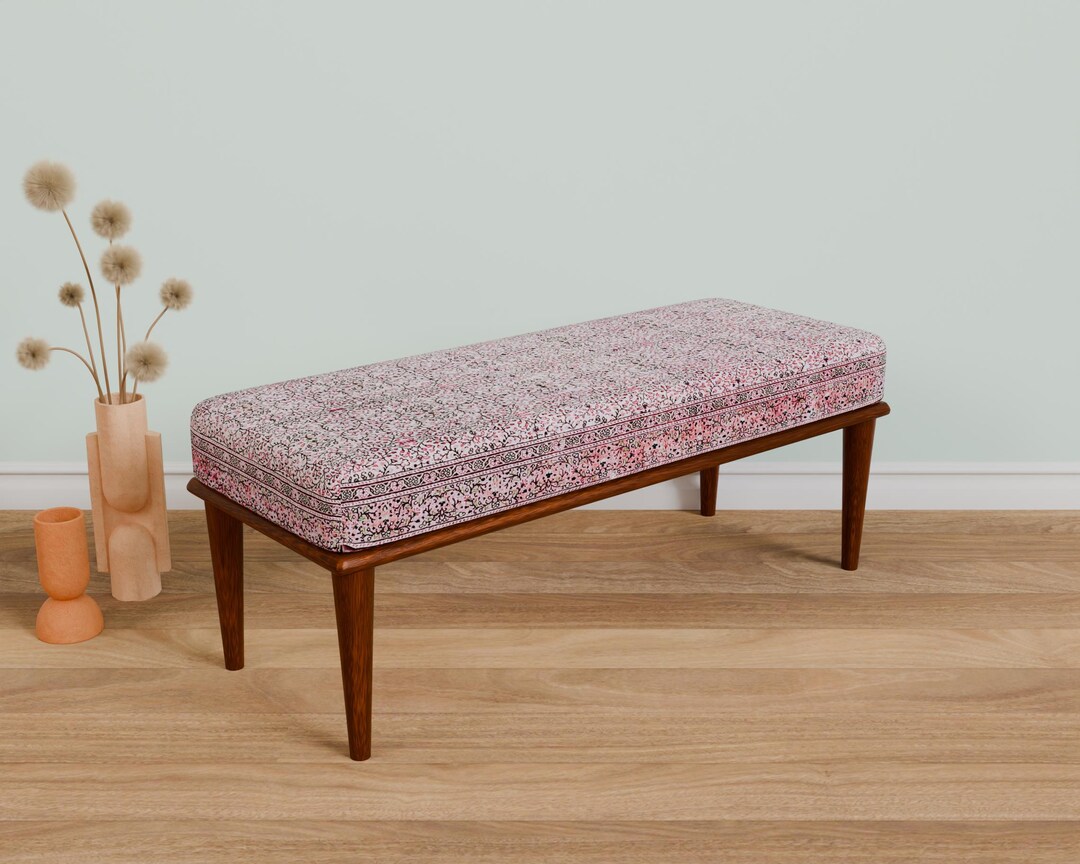 Blanket Bench, 2 Seater Bench, Mudroom Bench, Bohemian Bench, Bedroom ...
