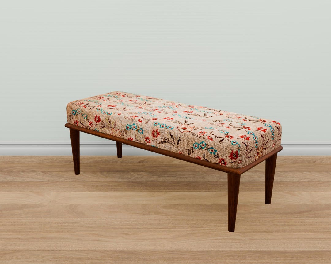Bohemian Bench, Closet Bench, Footstool Bench, Ottoman Bench, Desk ...