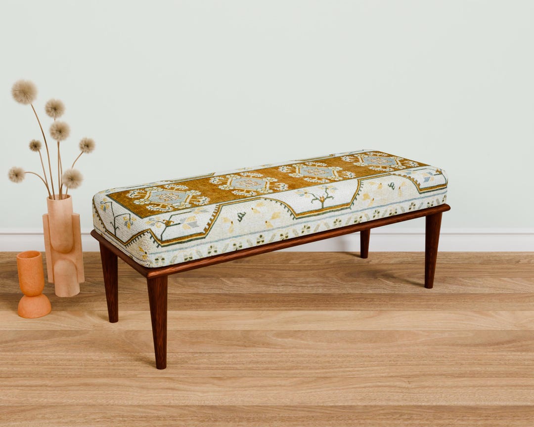 Boho Chic Bench, Make-up Bench, Luxury Bench, Handcrafted Bench ...