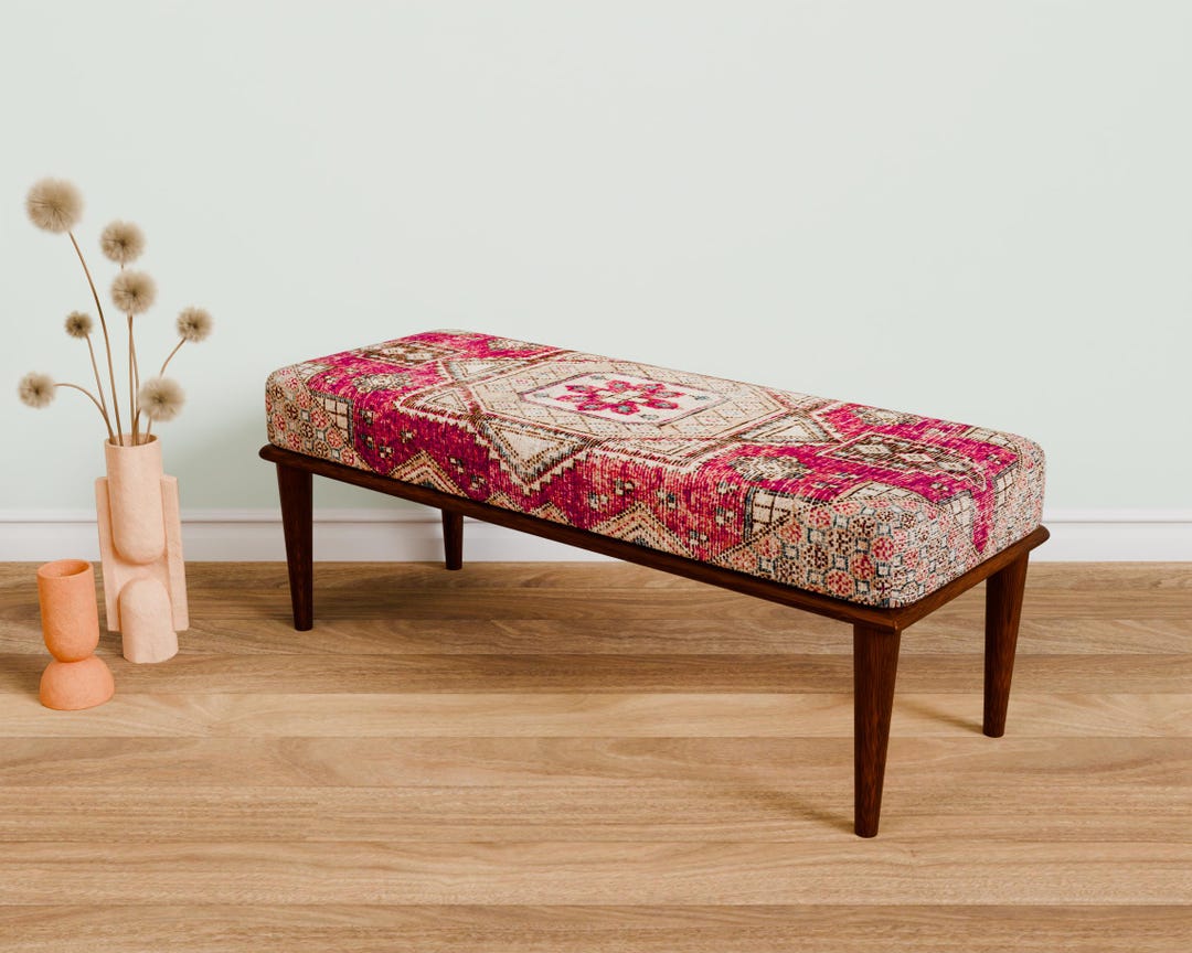 Ethnic Bench, Upholstered Bench, Gothic Bench, Handcrafted Bench ...