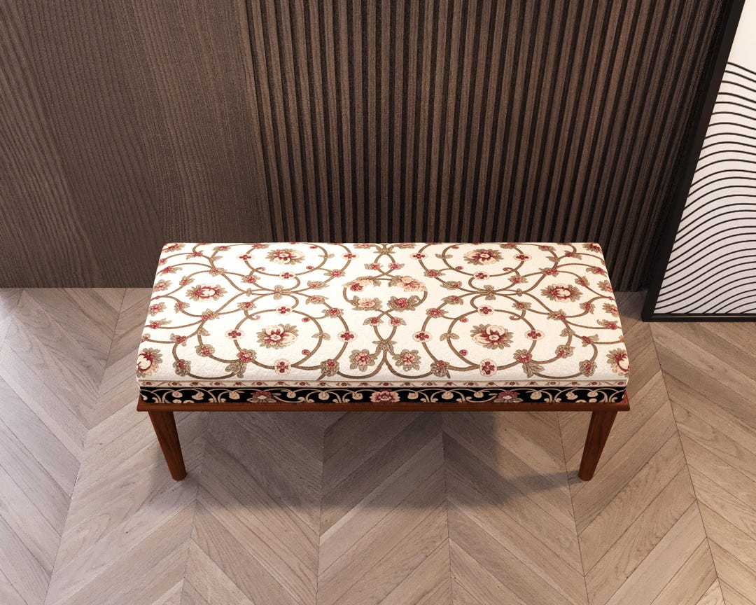 Upholstered Bench, Custom Color Bench, Custom Sizes Bench, Livingroom ...