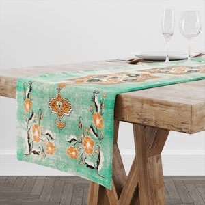 Boho Table Runner, Homespun Handwoven Design Table Scarf, Chic Kitchen ...