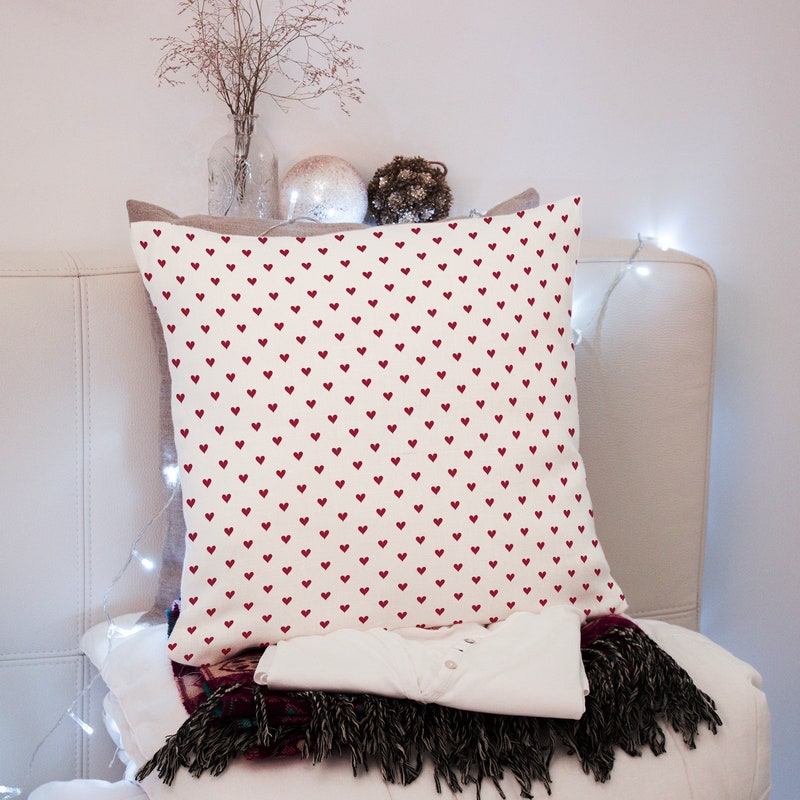 Red Throw Pillow - Etsy