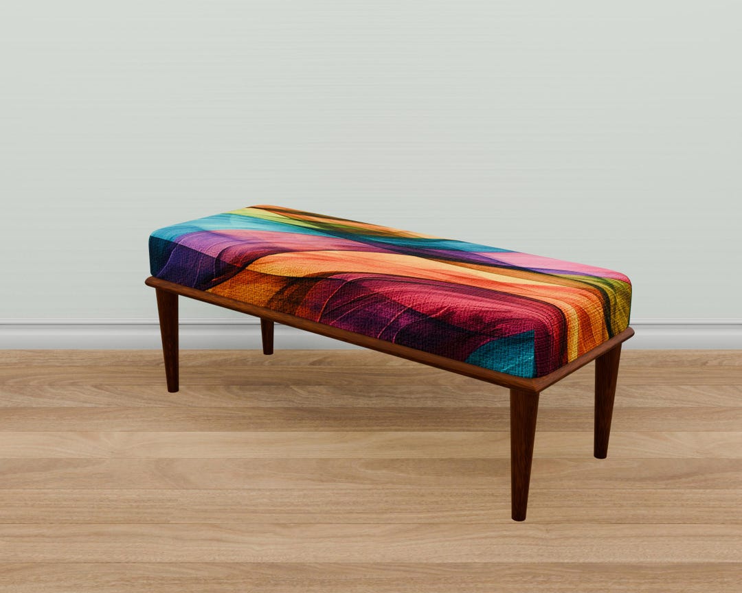 Multicolor Bench, Accent Bench, Regular Bench, Sitting Bench ...