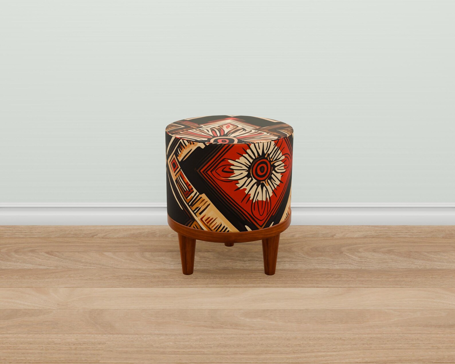 Dark Color Pouf, Functional Pouf, Soft Touch Bench, Countryside Seat ...