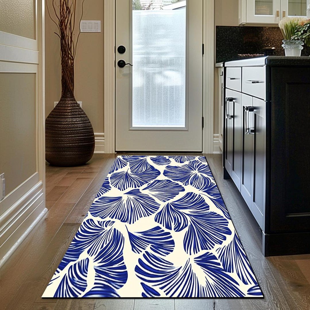 Blue Color Rugs, Chic Style Rug, Mudroo Rugs, Anti-slip Underlays Rug ...