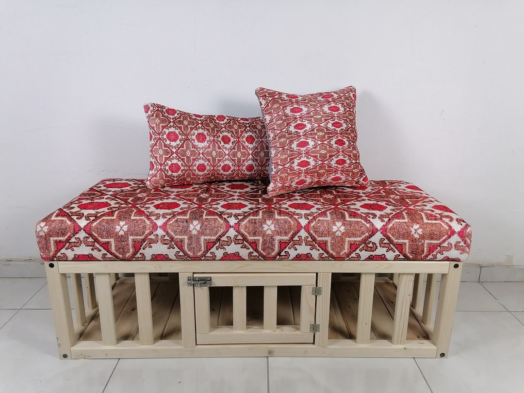 Pet Cage Bench, Meditation Bench, Entryway Bench, Shoe Bench, Storage ...