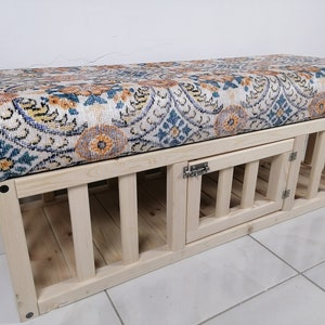 Handmade Pet House, Dog House Bench, Bedroom Bench, Dining Room Bench ...