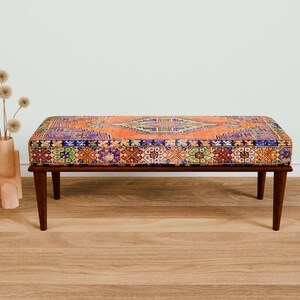 Authentic Design Upholstered Bench, Nomadic Bench, Ethnic Bench ...