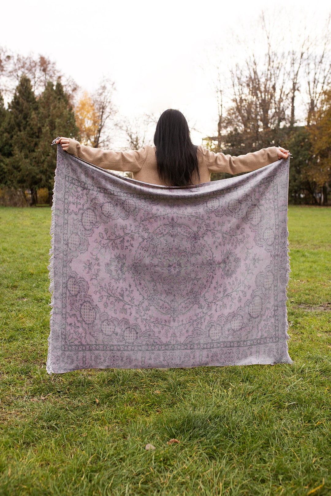 Kilim Bedspread, Kilim Lap Blanket, Rustic Blanket, Reversible Blanket ...
