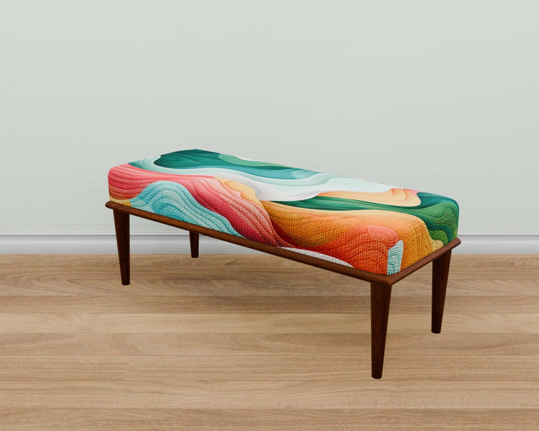 Dressing Table Bench, Ottoman Bench, Wooden Bench, End of Bed Bench ...