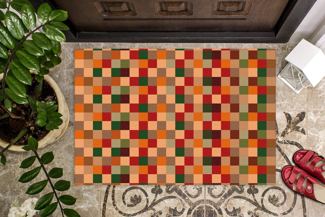 Checkered Rug, Preppy Rug, Bohemian Rug, Dining Area Rug, Bedroom Rug ...