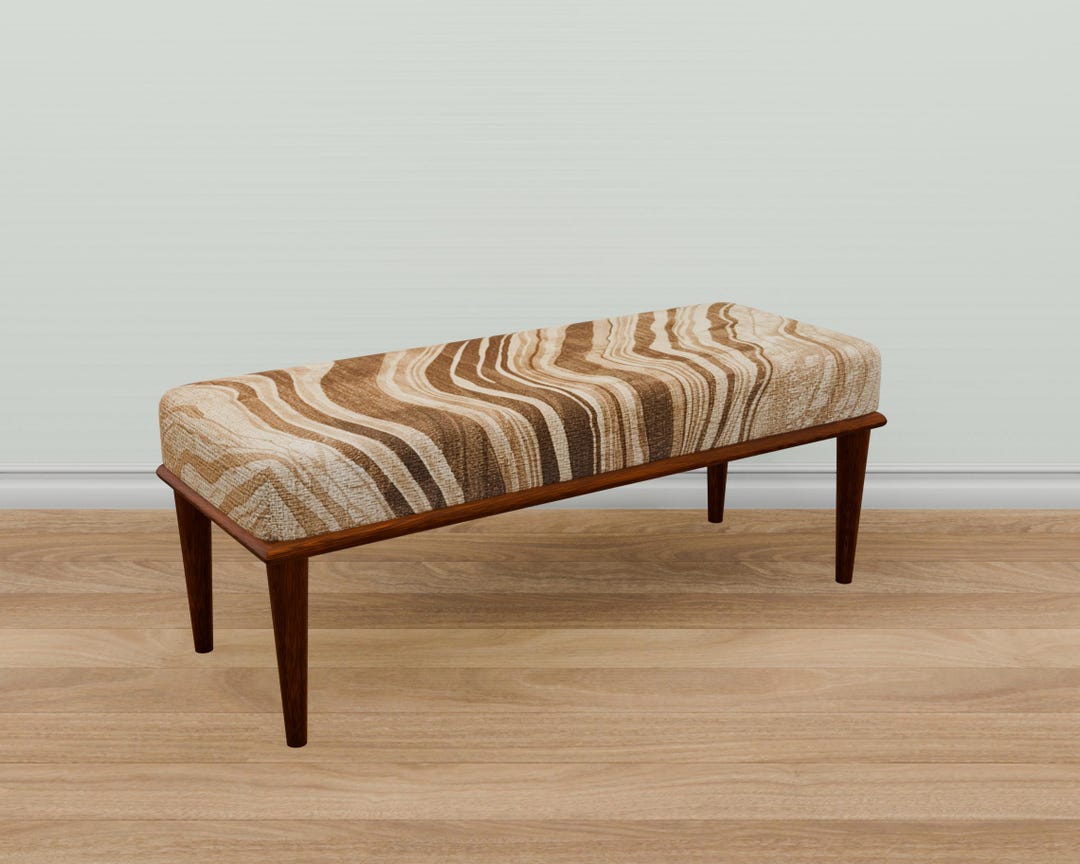 Daily Use Bench, Striped Bench, Modern Home Bench, Lounge Bench, Shower ...