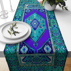 Console Scarf, Ethnic Table Topper, Retro Table Runner, Decorative ...