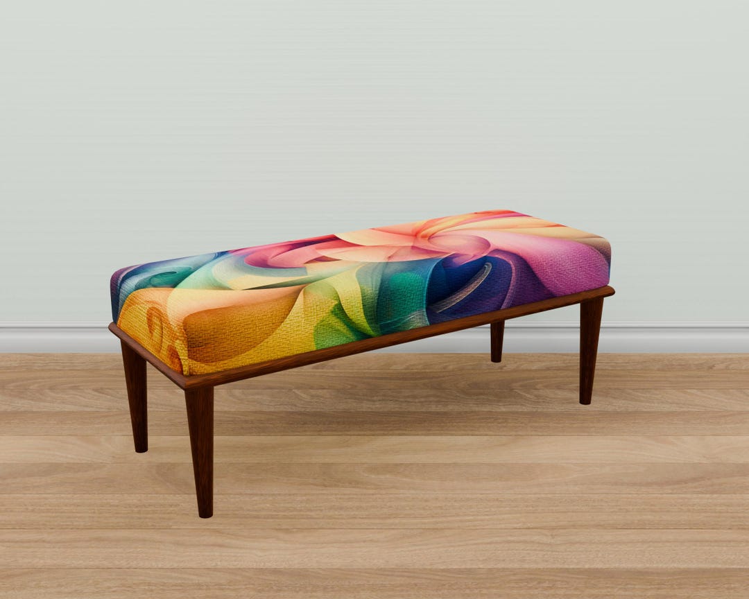 Coffee Table Bench, Rainbow Bench, Piano Bench, Desk Bench, Entryway ...